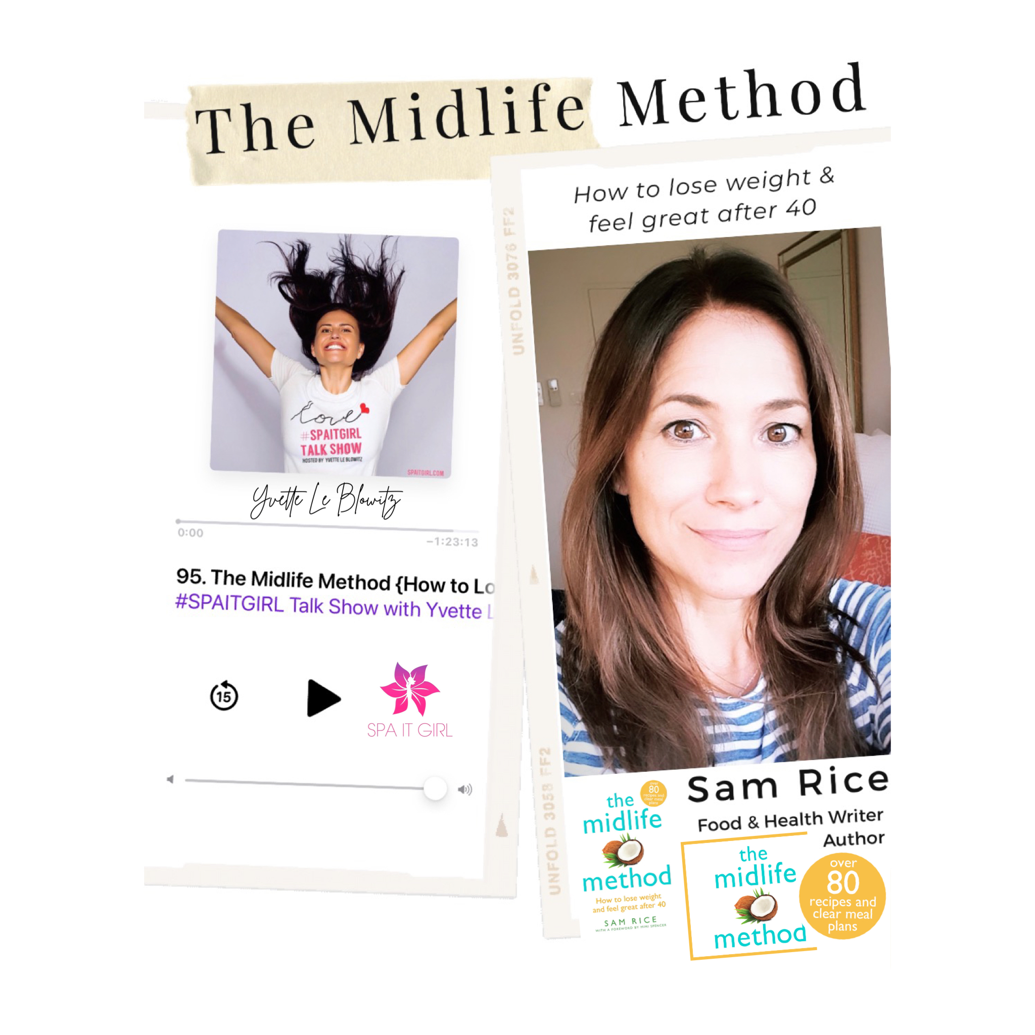 EP.95 - The Midlife Method with Sam Rice, Author - #SPAITGIRL Podcast Show